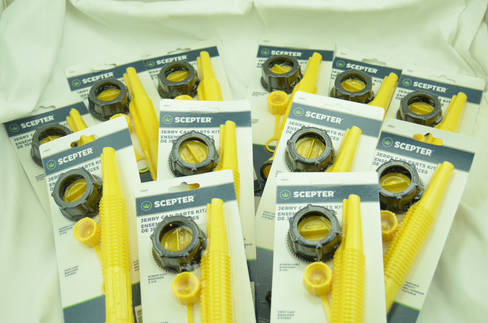 12x Scepter Spout Kit Jerry Gas Can 4 Piece Parts 03647 Stopper Vent ...