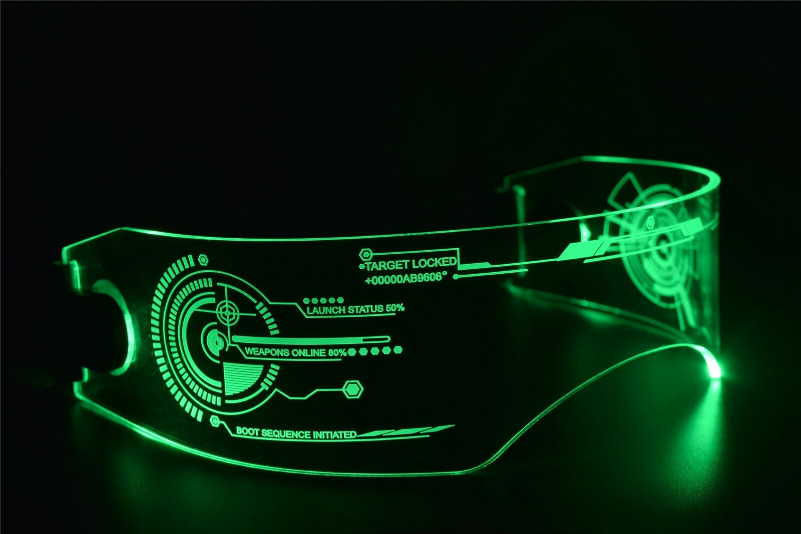 Fursuit Furry Costume LED Visor Glasses | Grelly UK