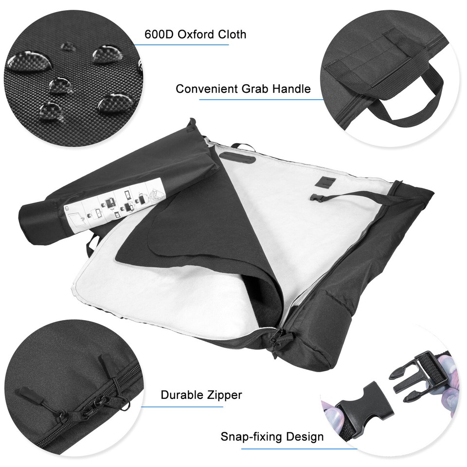 Soft Top Window Storage Bag For 2018-2023 Jeep Wrangler JL JLU ...