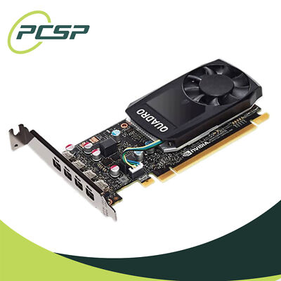 Lenovo NVIDIA Quadro P1000 4GB GDDR5 Graphics Card 4x Mini DisplayPort ...