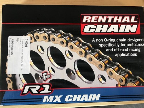 Renthal R1 420 x 130L Motocross/MX/Enduro Chain Yamaha/Honda/KTM/Suzuki ...