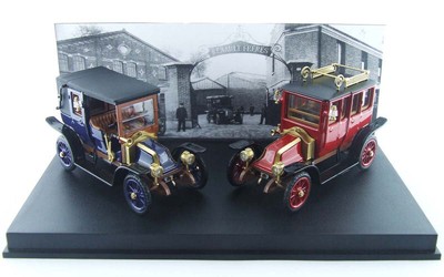 Model Car Scale 1:43 rio Renault Type X + Ag 1910 Factory Renault ...