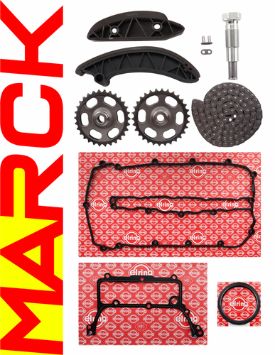 Mercedes OM651 Steuerkettensatz 6510520100 Ventildeckel-Dichtung Elring ...