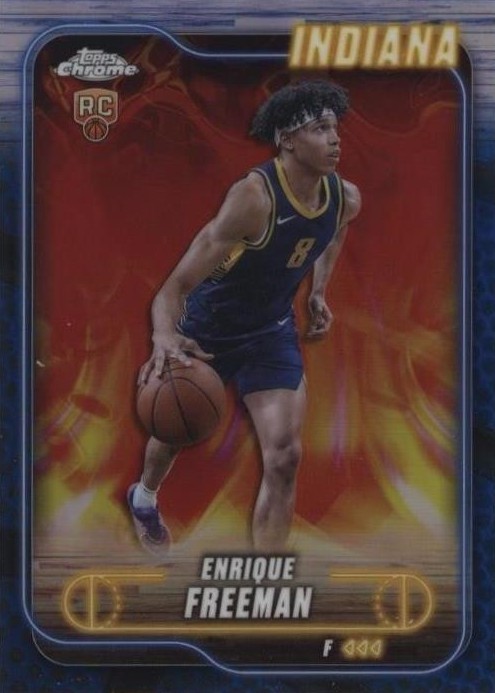 2024-25 Topps Chrome - Enrique Freeman, Enrique Freeman #111 Blue ...