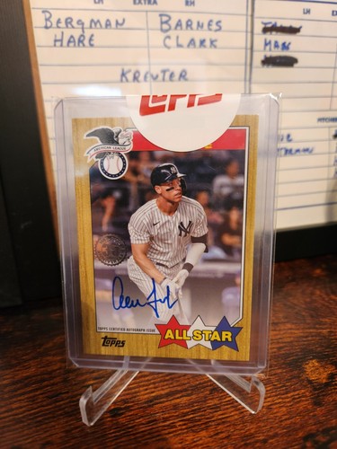 2022 Topps 1987 All Star AARON JUDGE AUTO 87ASA-AJ | eBay