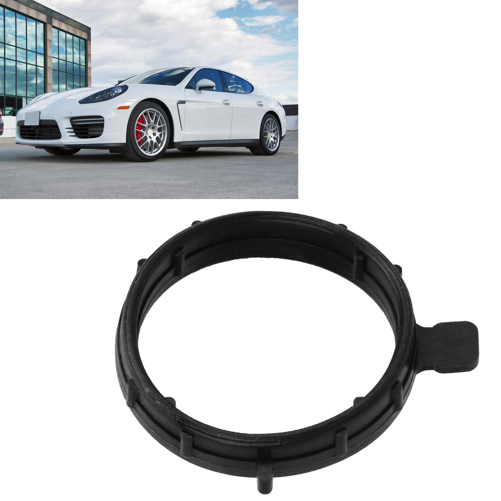 8pcs Valve Cover Spark Plug Gasket Rubber Black 94810593702 for Cayenne ...