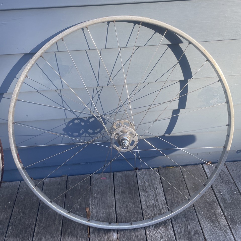 Vintage Pista Track Wheelset CAMPAGNOLO Hubs & FIAMME Red label Rims ...