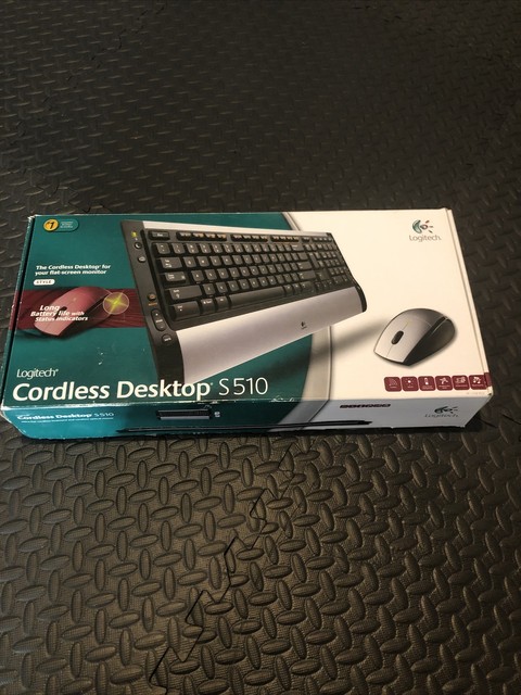 Logitech Cordless S510 Wireless Keyboard Mouse and Receiver for sale ...