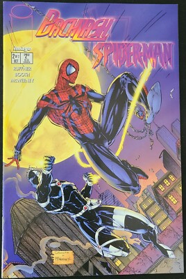 Marvel / Image BACKLASH / SPIDER-MAN #2 (Oct 1996) Brett Booth Sean ...