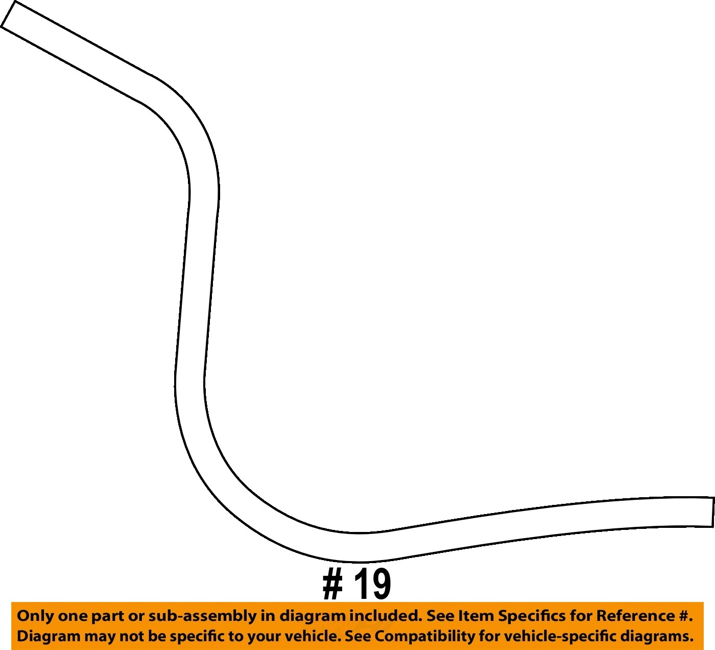 FORD OEM 15-20 F-150 Cooling Radiator Components-Reservoir Hose ...