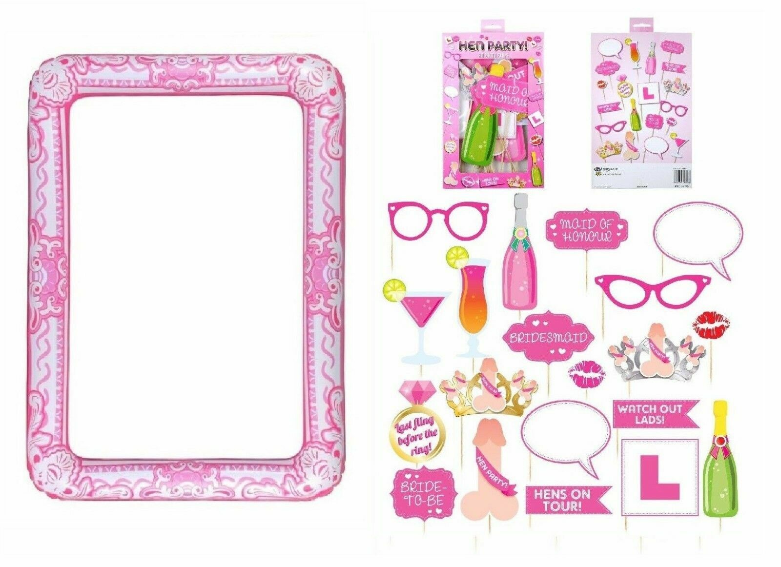 INFLATABLES HEN PARTY Ladies Night Props Bride to Be Gift Girls Party ...