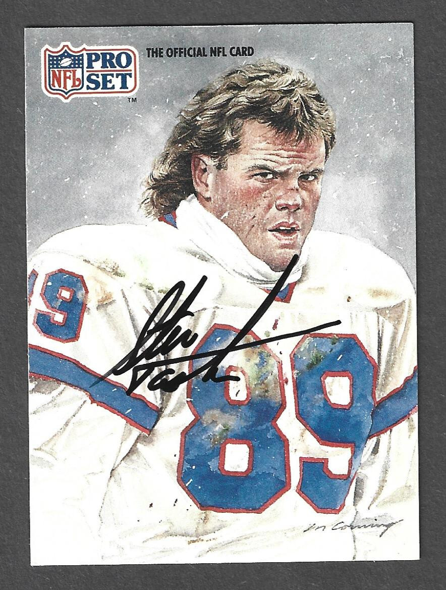 1991 Proset Steve Tasker Autographed Signed Card # 431 Bills | eBay