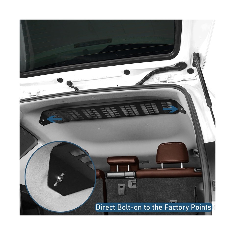 Hooke Road 4Runner Rear Overhead Storage MOLLE Panel Cargo Rack for ...