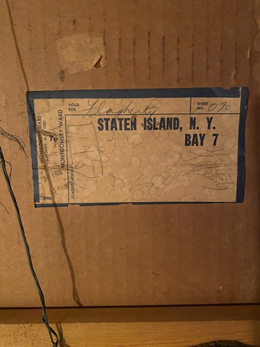 Vintage Mid Centery Modern Paragon Green Trees Crewel Embroidery Wall ...