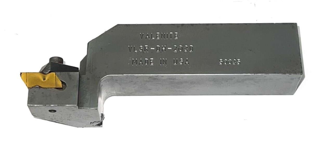 VALENITE VLSR-DH-203D 1¼" SQUARE SHANK HOLDER FOR KENNAMETAL TOP NOTCH ...