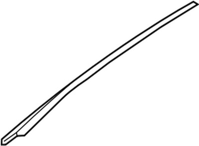 75536-47020 Toyota Moulding, windshield, outside lh 7553647020, New ...