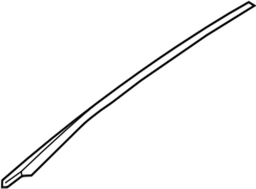 75536-47020 Toyota Moulding, windshield, outside lh 7553647020, New ...