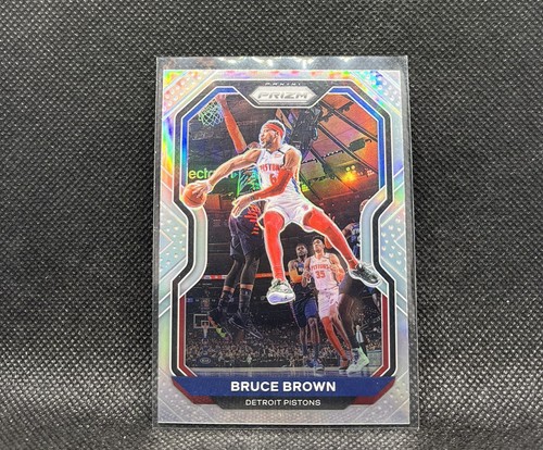 Bruce Brown Silver 2020-21 Panini Prizm Basketball #239 NBA Rare Card ...