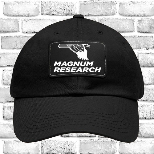 Magnum Research Desert Firearms Adjustable Black Dad Hat Cap with ...
