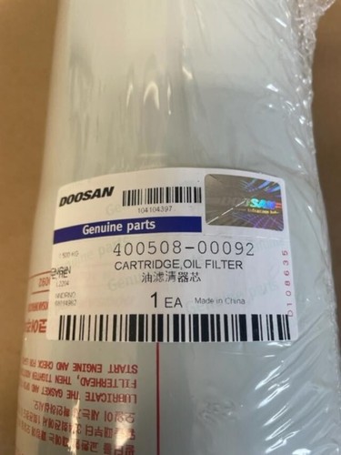 DEVELON Doosan Oil Filter Cartridge, 400508-00092, see machine list | eBay
