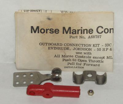 NEW MORSE MARINE CONTROLS BOAT CONNECTION KIT PART NO. A68787 | eBay