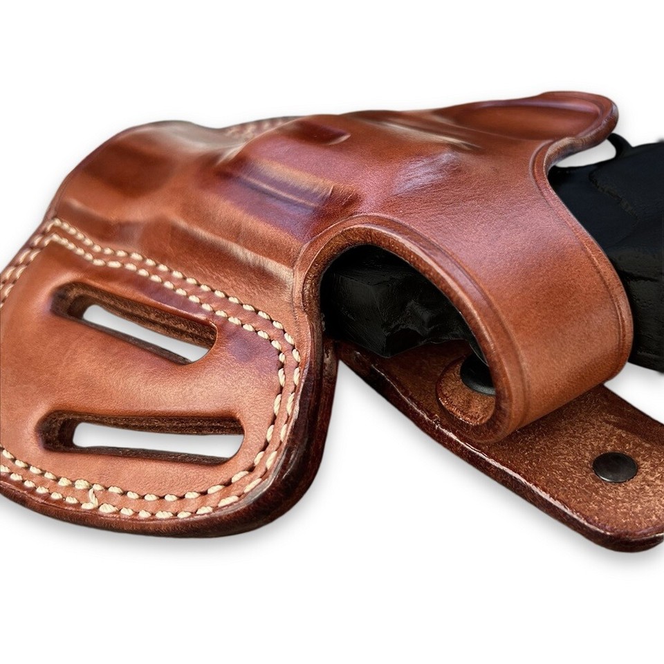 Leather OWB Pancake Holster Fits, Colt King Cobra Carry 357 Mag 6-Shot ...