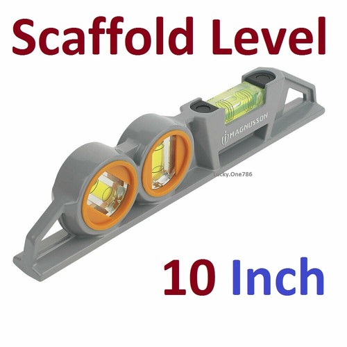 Magnusson Scaffold Level 10 Inch Magnetic Base Aluminium Frame Level ...