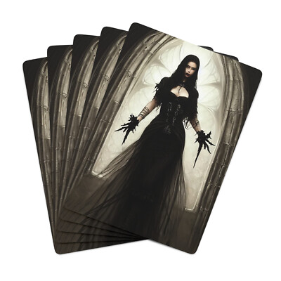 Gothic Playing Cards Art Halloween Scary Horror Poker Cards | eBay