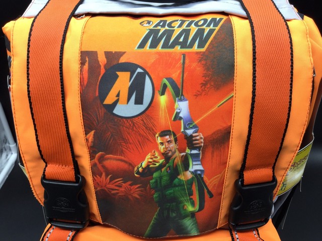 RARE OFFICIAL 2000 HASBRO ACTION MAN BACKPACK # NEW OLD STOCK WITH TAGS ...