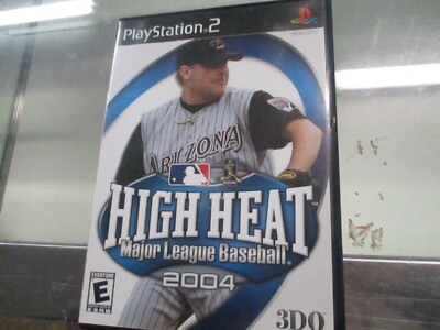 HIGH HEAT Major League Baseball 2004 PS2 Playstation 2 " CURT SCHILLING ...