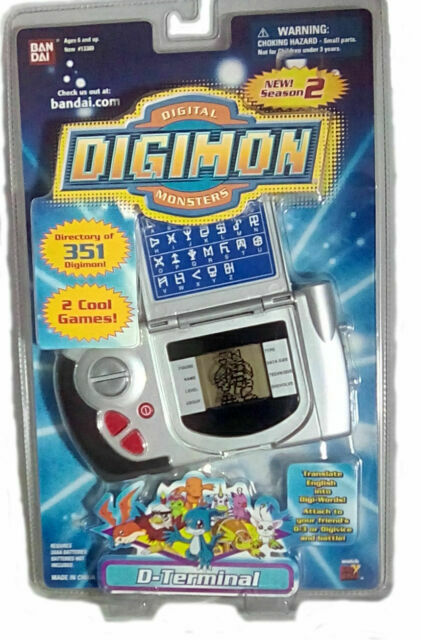 RARE Bandai Digimon Digivice D-terminal Handheld Digital Monsters 1997 ...