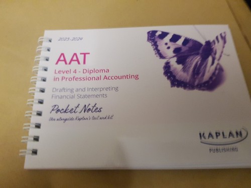 AAT Level 4 Pocket Notes Drafting And Interpreting Financial Statements ...