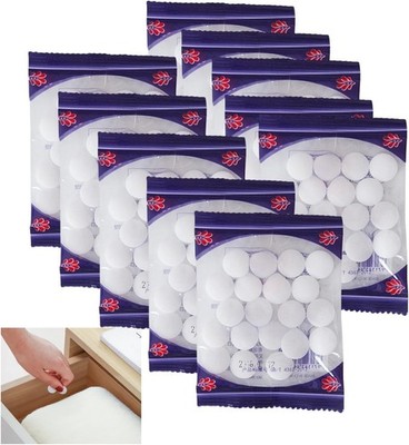 Pack 50 Natural Moth Balls for Wardrobes Drawers Storage Boxes | eBay UK