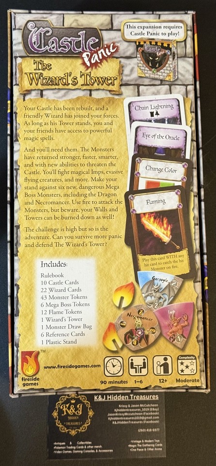 [Demo] Castle Panic The Wizards Tower NEW OB (with pcs punched out of ...