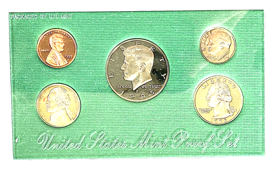 1995-S PROOF SET / EXTREMELY RARE / HARD TO FIND / UNC / ONLY ...