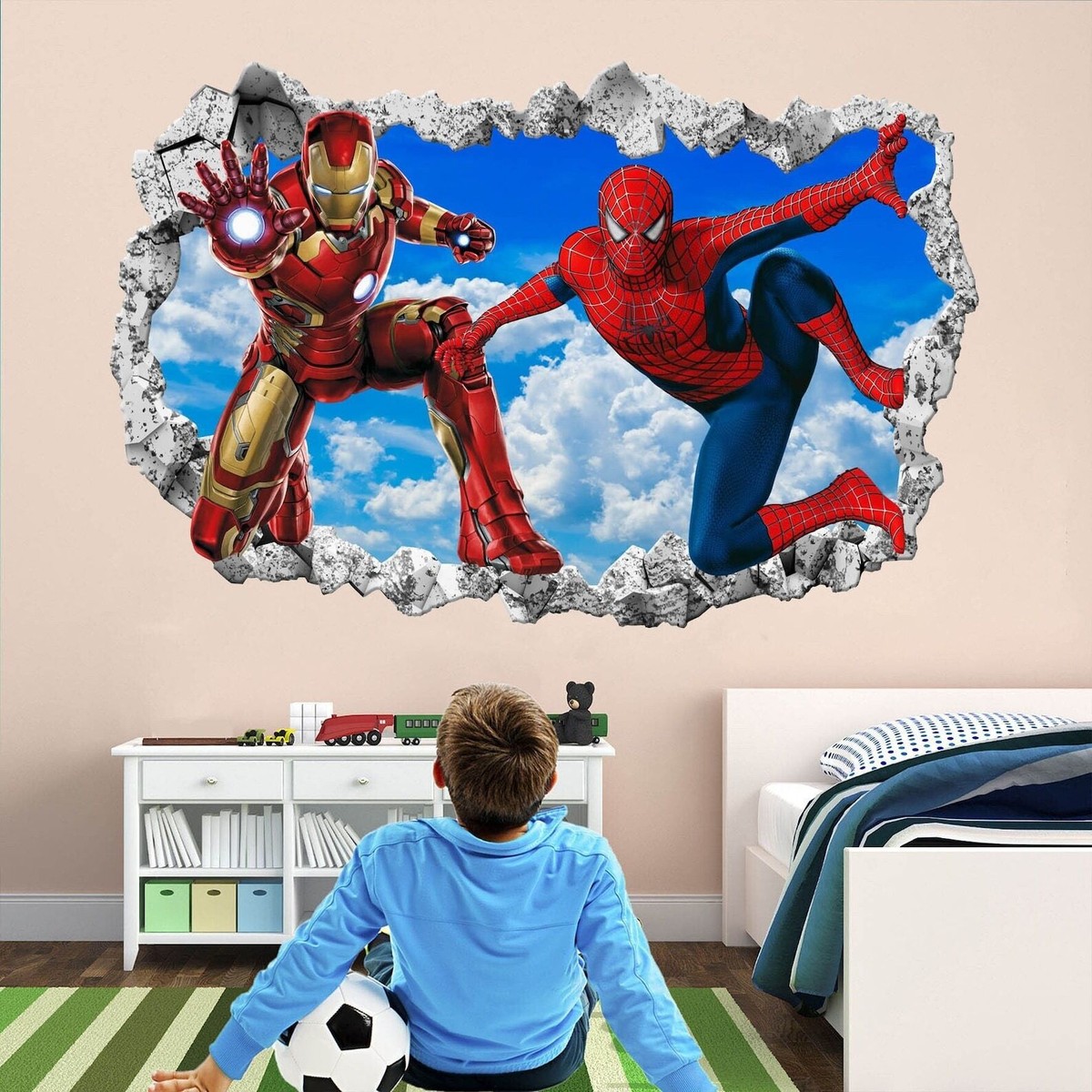 Marvel Super Hero Decorations Marvel Comics Classic Peel & Stick