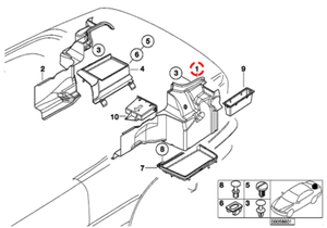 BMW 3' Series E46 Convertible Lateral Trunk Floor Trim Panel Left | eBay