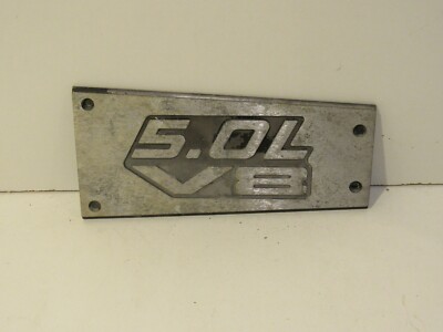 FORD 5.0 litre V8 EFI cover EMBLEM BADGE SCRIPT TRIM METAL | eBay