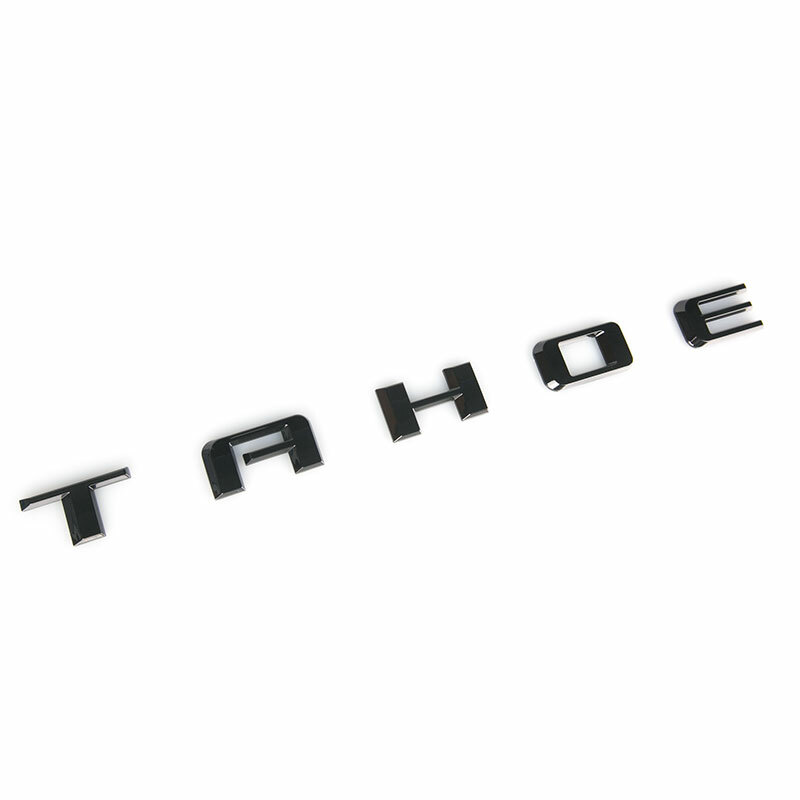 2021 - 2026 Chevrolet Tahoe letters Tailgate Emblems in Gloss Black GM ...