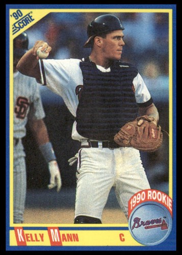 1990 Score #627 Kelly Mann Atlanta Braves Baseball Card | eBay