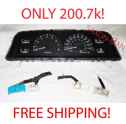 89-91 Toyota Pickup & 90-91 + 94-95 4Runner V6 Instrument Gauge Cluster ...