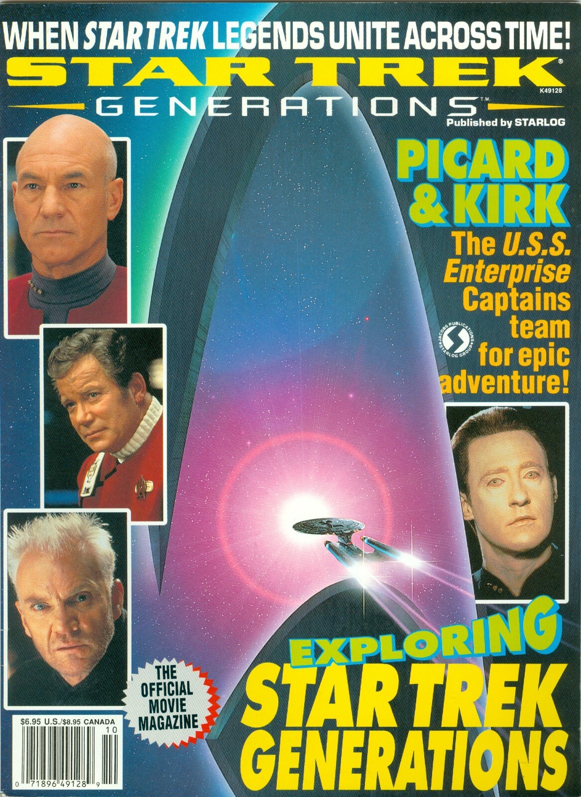 STAR TREK Generations magazine 1994 William Shatner Patrick Stewart ...