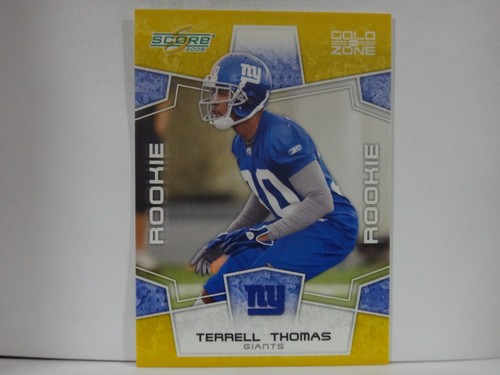 2008 Score Gold Zone #379 Terrell Thomas /400 | eBay