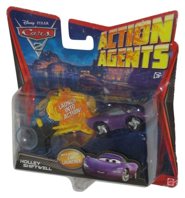 Disney Cars 2 Movie Action Agents (2010) Holley Shiftwell Toy Car w ...