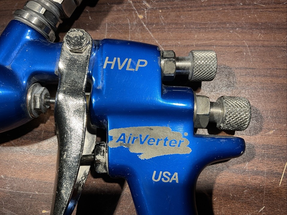 HVLP AirVerter Spray Gun Paint Series 300 HVLP Air Cap 1.3 CFM 4940-01 ...