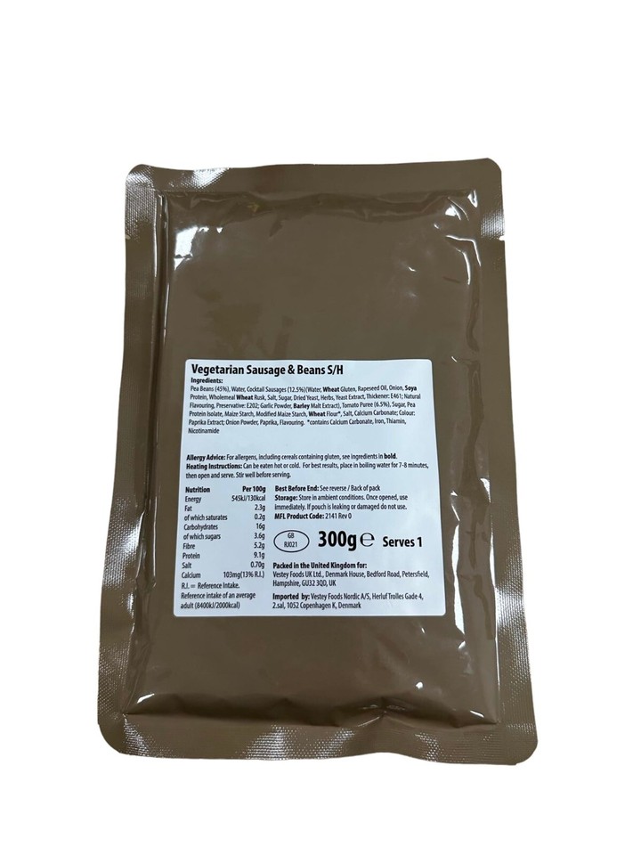 British Army MOD Ration Pack Meals Camping MRE Food Survival Scouts ...