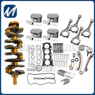 For Toyota 2AZ-FE 2.4L Engine Rebuild Overhaul Kit - Crankshaft Rods ...