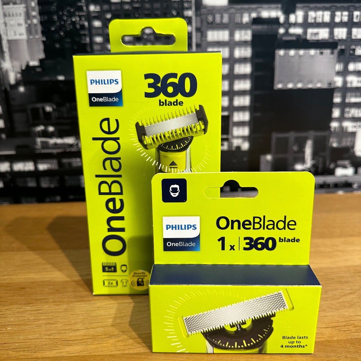 Philips OneBlade 360 Hair Shaver Razor Trimmer with 1 x Replacement ...