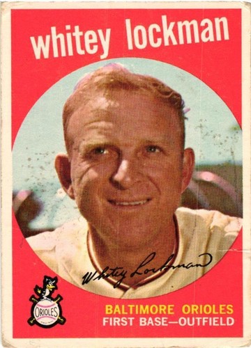 WHITEY LOCKMAN 1959 Topps #411 FREE SHIPPING B14R3S22P3 | eBay