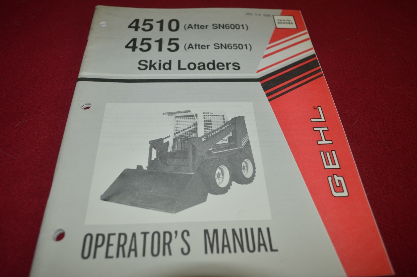 Gehl 4510 4515 Skid Steer Loader Operator's Manual AMIL15 | eBay